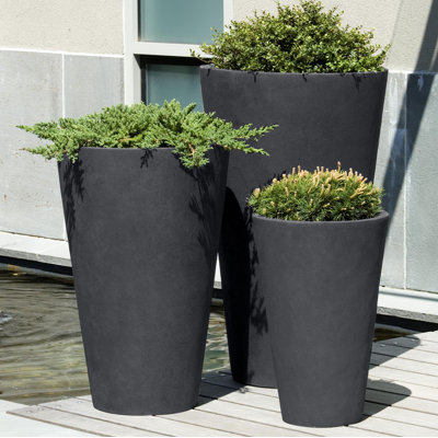 Extra Large Fiberglass Planters You'll Love | Wayfair